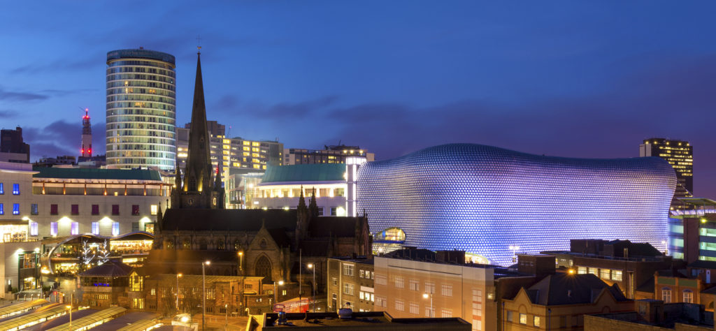 Birmingham Panoramic Cityscape, England, UK - The Foot and Ankle Clinic